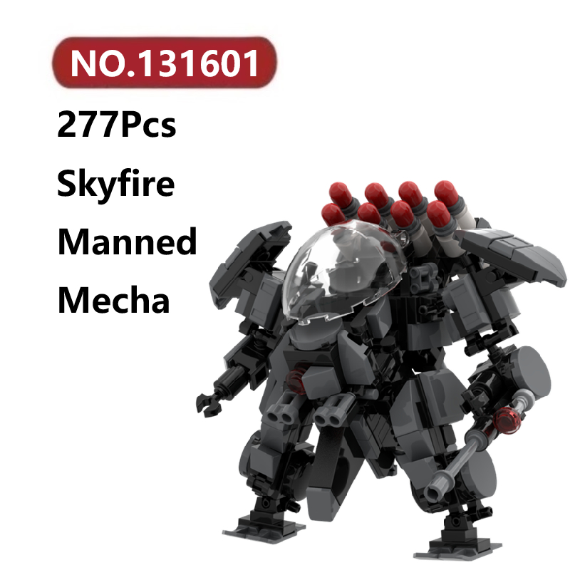 [MOC]Skyfire Manned Mecha Building Blocks 277 Pcs Mecha Bricks Toy Set ...