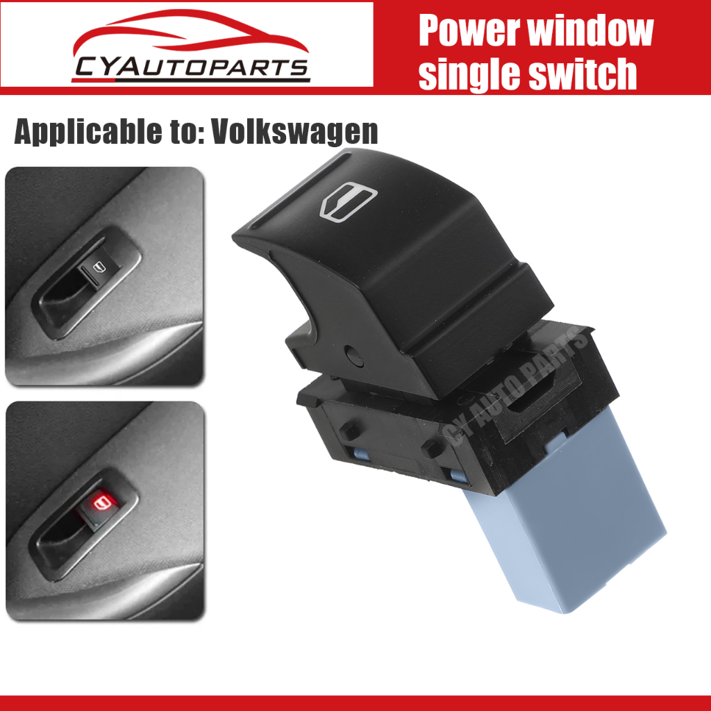 Car Window Lifter Control Single Switch For VW Golf MK5 6 Jetta Passat ...