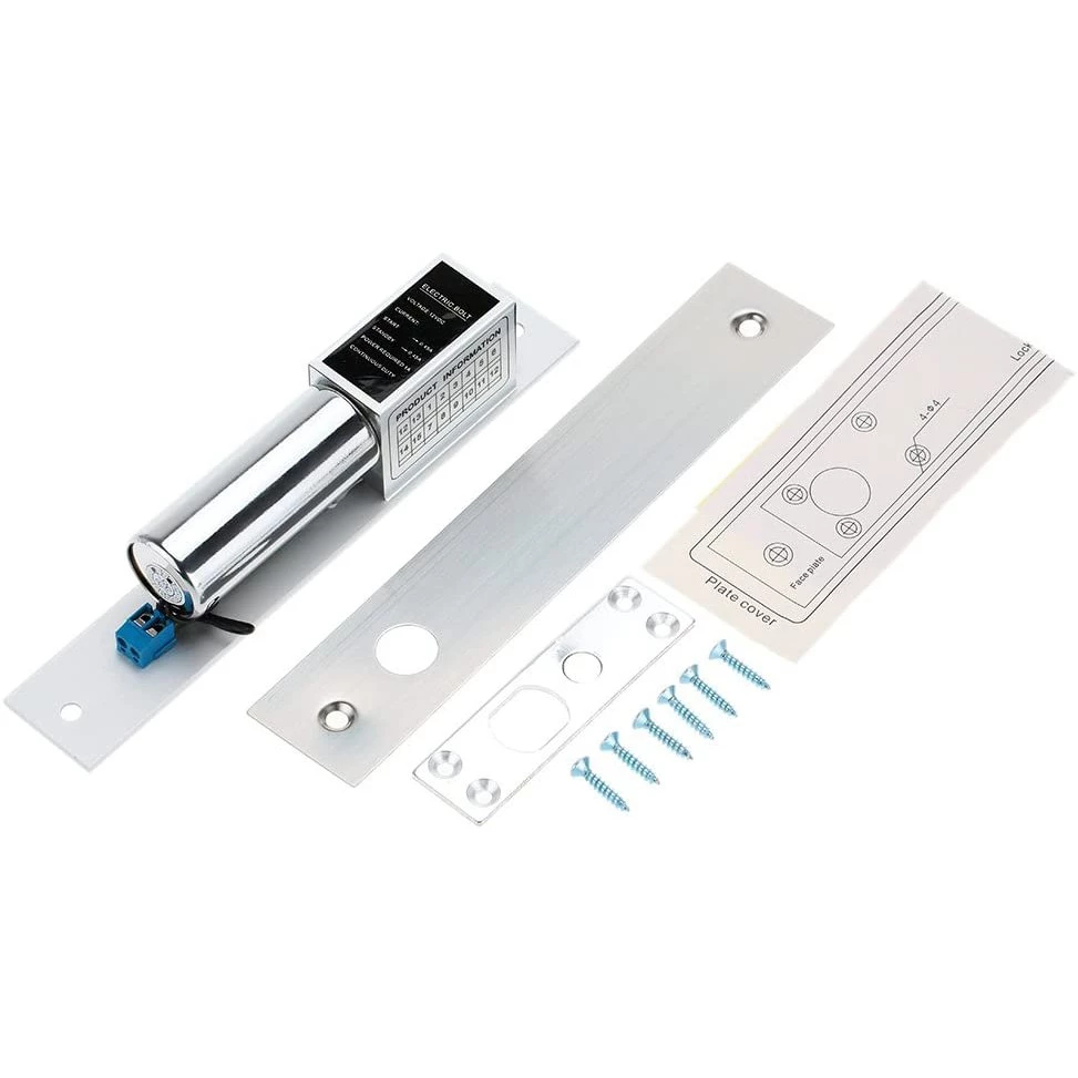 NC 12V Electric Drop Bolt Door Lock; Electric Drop Bolt Lock Fail ...