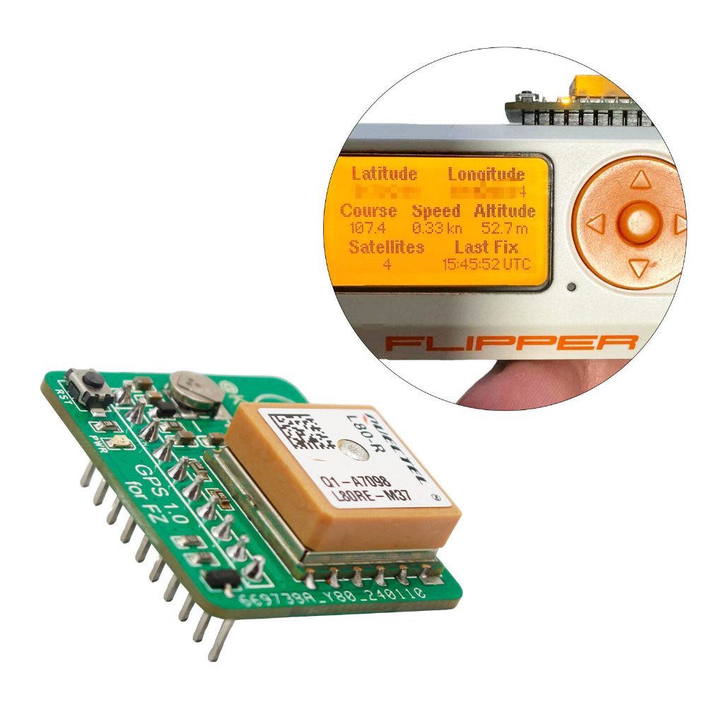 For Flipper Zero GPS Module Integrated Antenna Module Baud Rate 9600 ...
