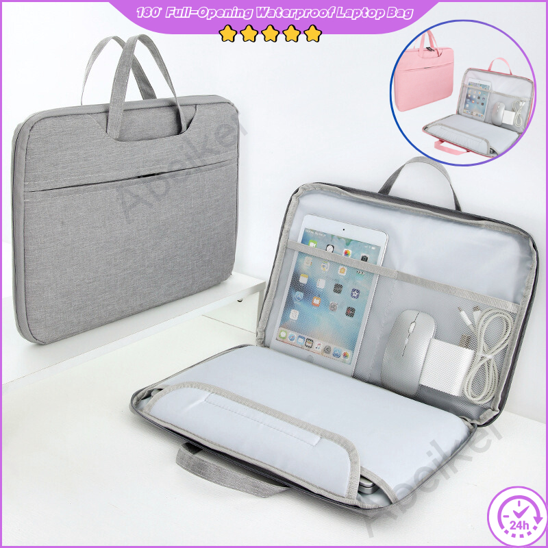 Fully Openable 180° Waterproof Laptop bag Case muji Durable and ...