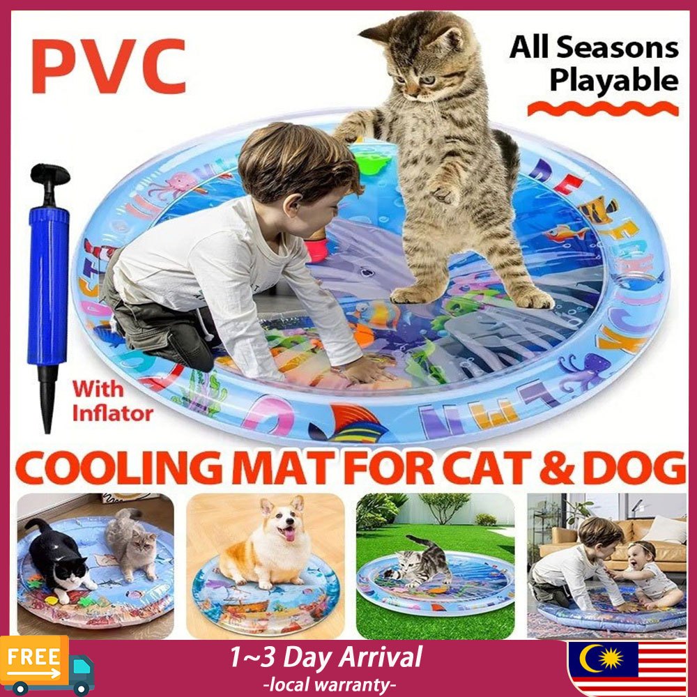 (Malaysia Stock) Kebidumei 100cm Sensory Water Mat for Cat and Dog ...