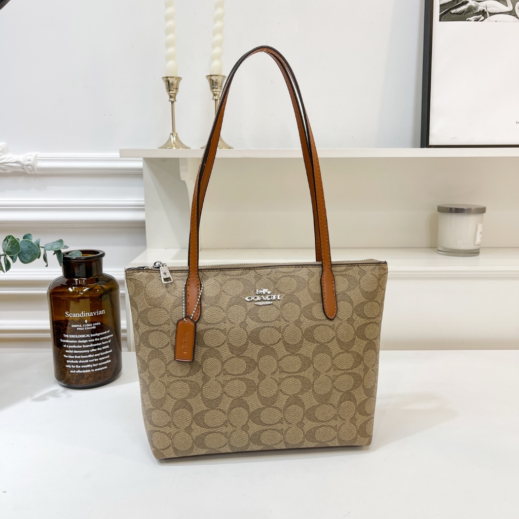 Coach COACH Ladies COACH Classic Style Portable Tote Bag Shopping Bag ...
