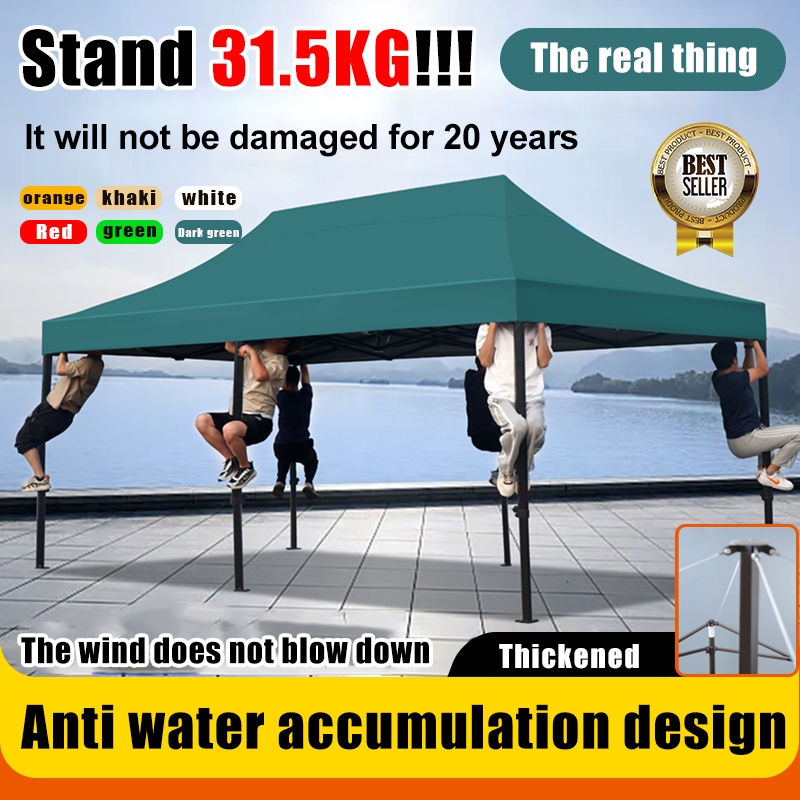 6x6 8x8 6x10 10x15 10x20Ft khemah camping waterproof canopy tent khemah ...