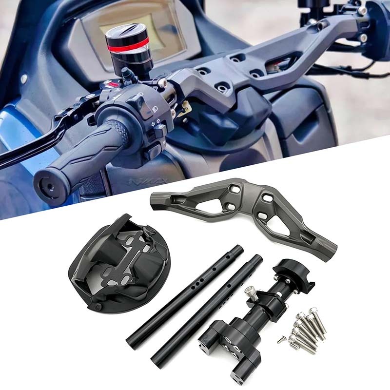 【SEMSPEED】For Yamaha NMAX 155 150 125 techmax V3 turbo 2025 Motorcycle CNC Handlebar Motorbike ...