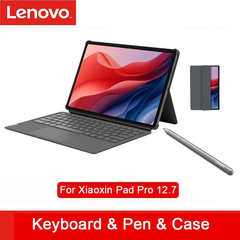 Original Lenovo Xiaoxin Pad Pro 12.7 2025 Magnetic Keyboard Lenovo Stylus Pen Protective Case ...
