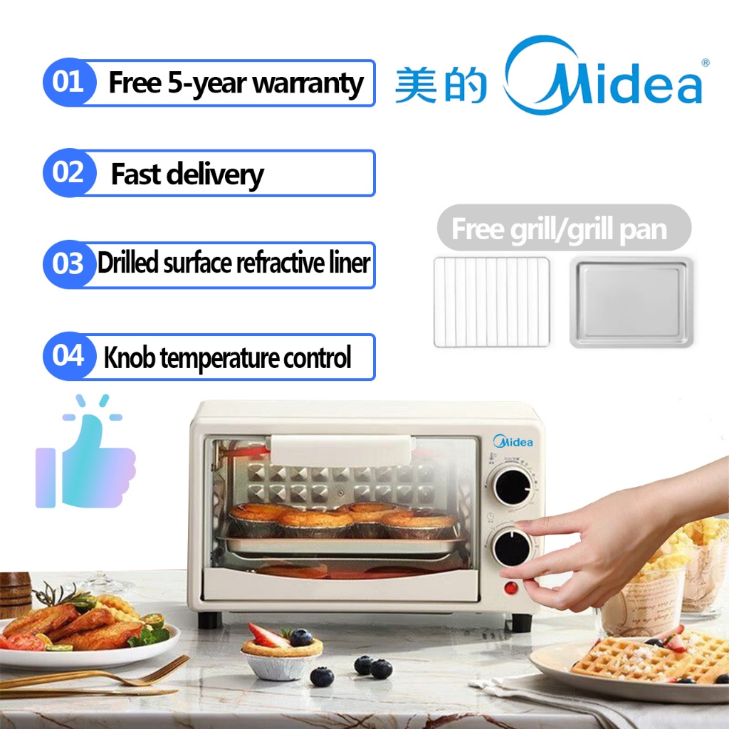 Midea Electric Oven Toaster Oven oven murah 烤箱 Baked cookies/bread ...