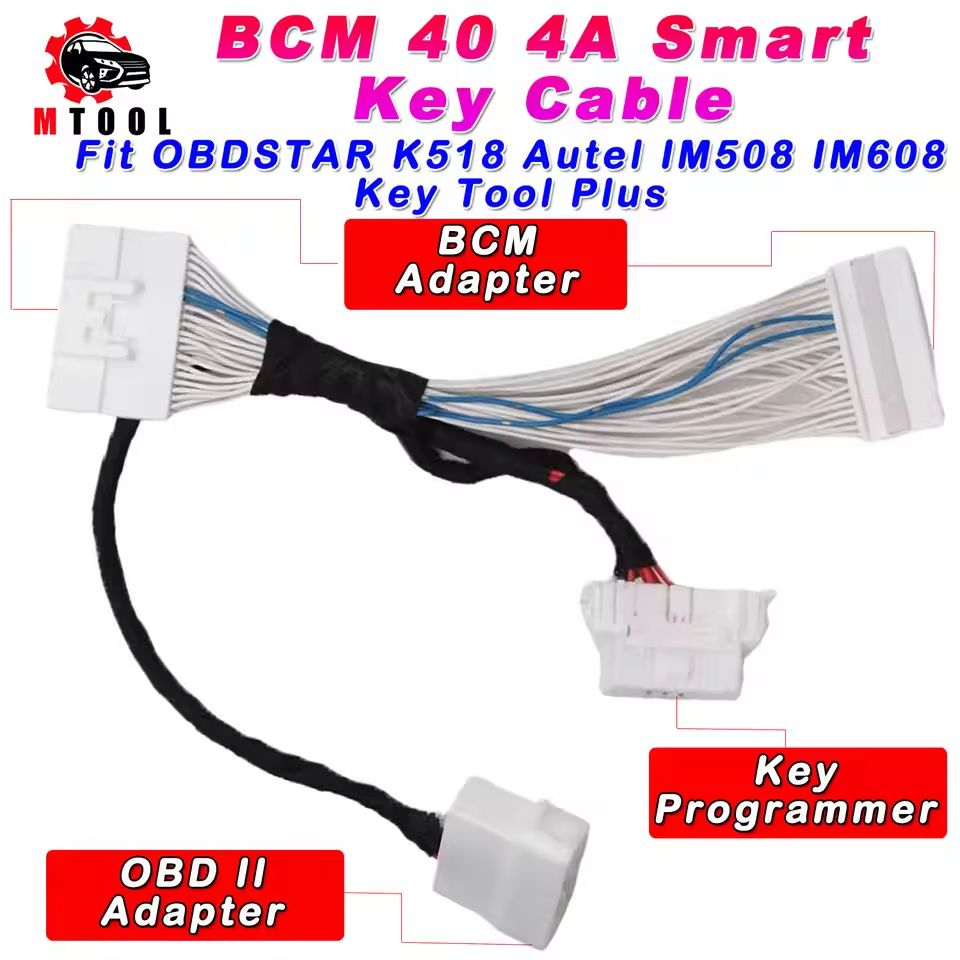 For Nissan 40 BCM Cable 4A Smart Key Cable For Sylphy B18 Xtrail T33 Mitsubishi fit OBDSTAR ...