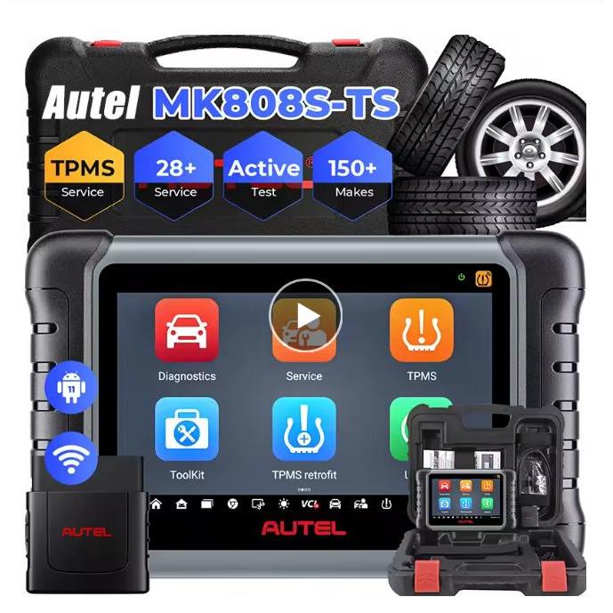 Autel MaxiCOM MK808S-TS Scanner OBD2 Bluetooth Diagnostic Tools Automotive Scanner TPMS ...