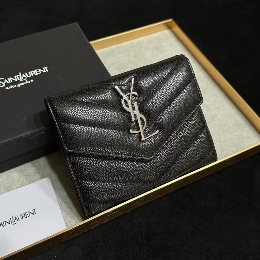 Prepare to Send Premium Quality YSL Caviar Inside Outside Full Leather ...