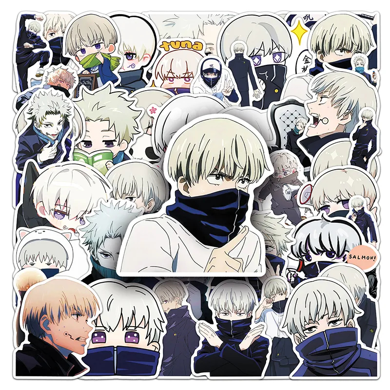 Set of 50Pcs Anime Inumaki Toge Stickers Jujutsu Kaisen Satoru Gojo ...