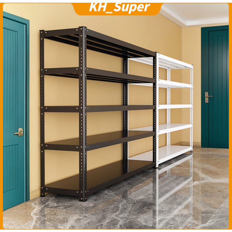 Multi-Layer Shelf Floor-to-ceiling Balcony Shelf Storage Rack rak besi ...