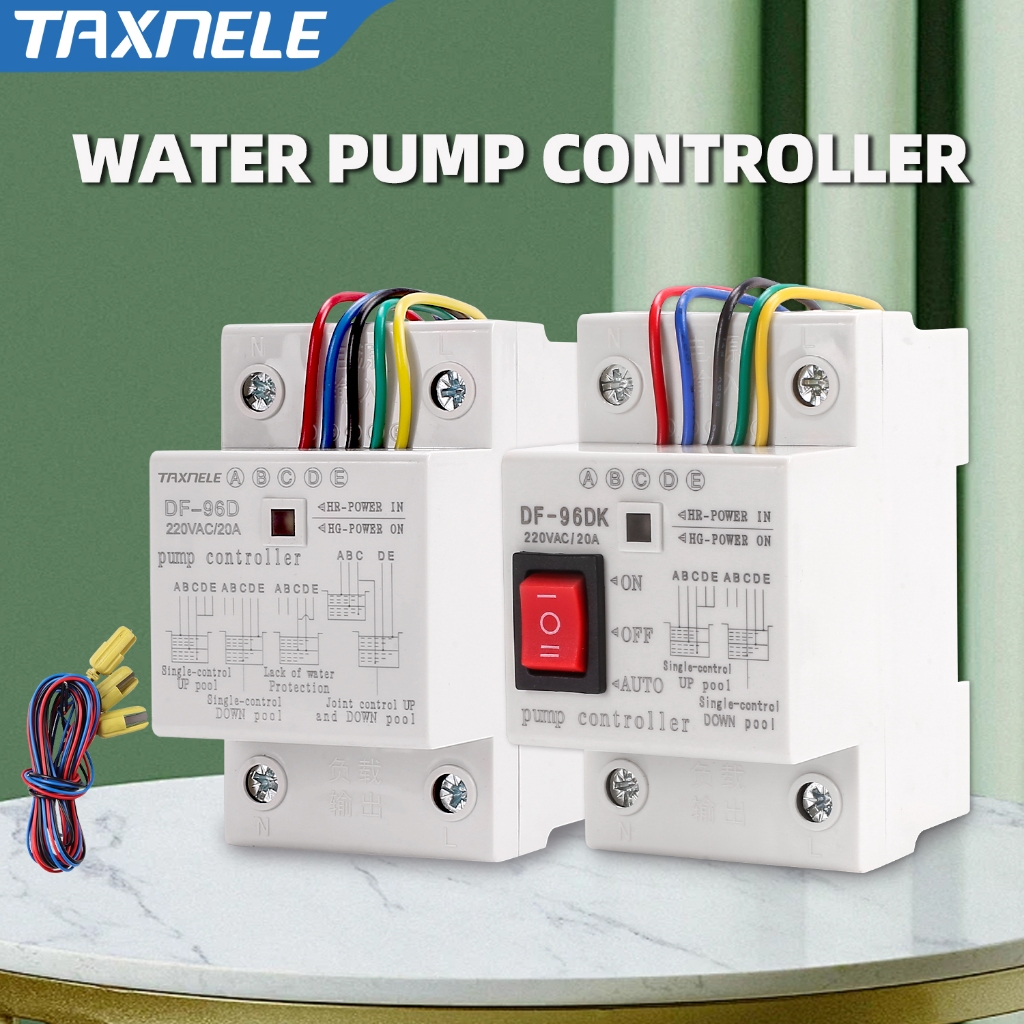 DF-96ED DF-96DK Automatic Water Level Controller Switch 20A 220V Water Pump Controller 2m wire ...