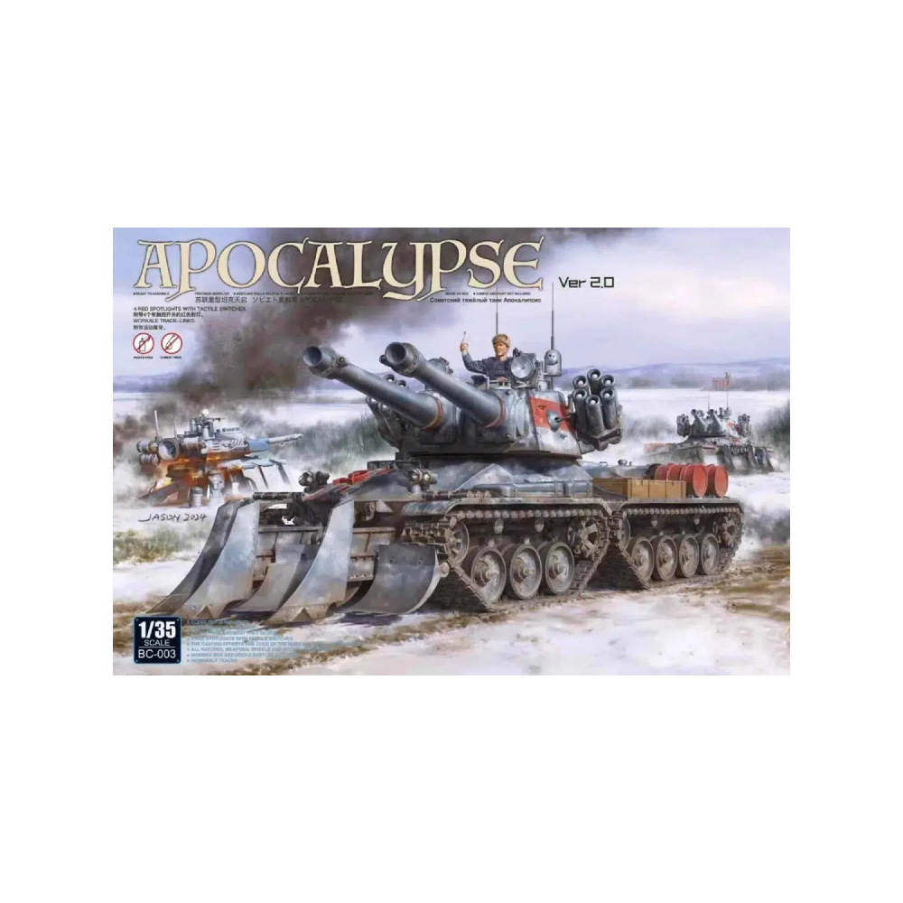 Border BC-003 1/35 Soviet Super Heavy Tank "Apocalypse" Ver 2.0 ...