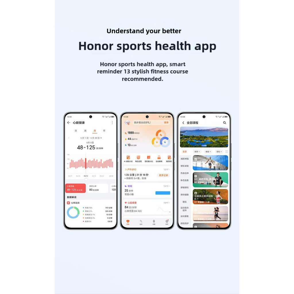 Original Honor Choice Rossini Smart Watch 2i Sports Waterproof Long ...