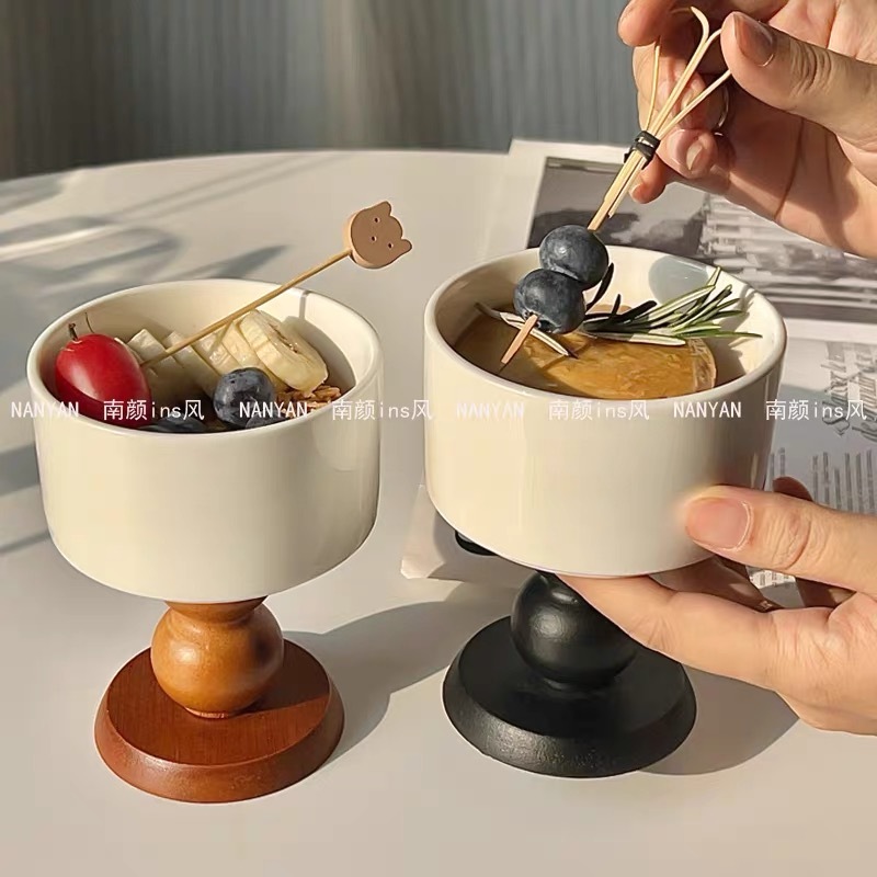 vintage ins ceramic cup breakfast afternoon tea coffe cup dessert ...