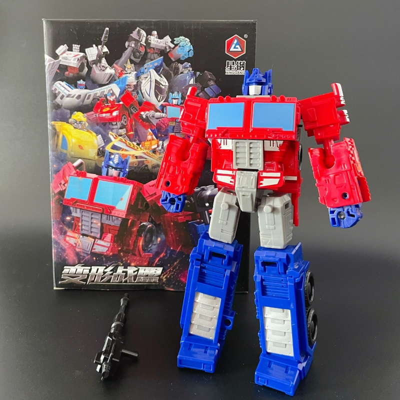 19CM Transformers Robot Car Toy Boy Anime Optimus Prime Action Figures ...