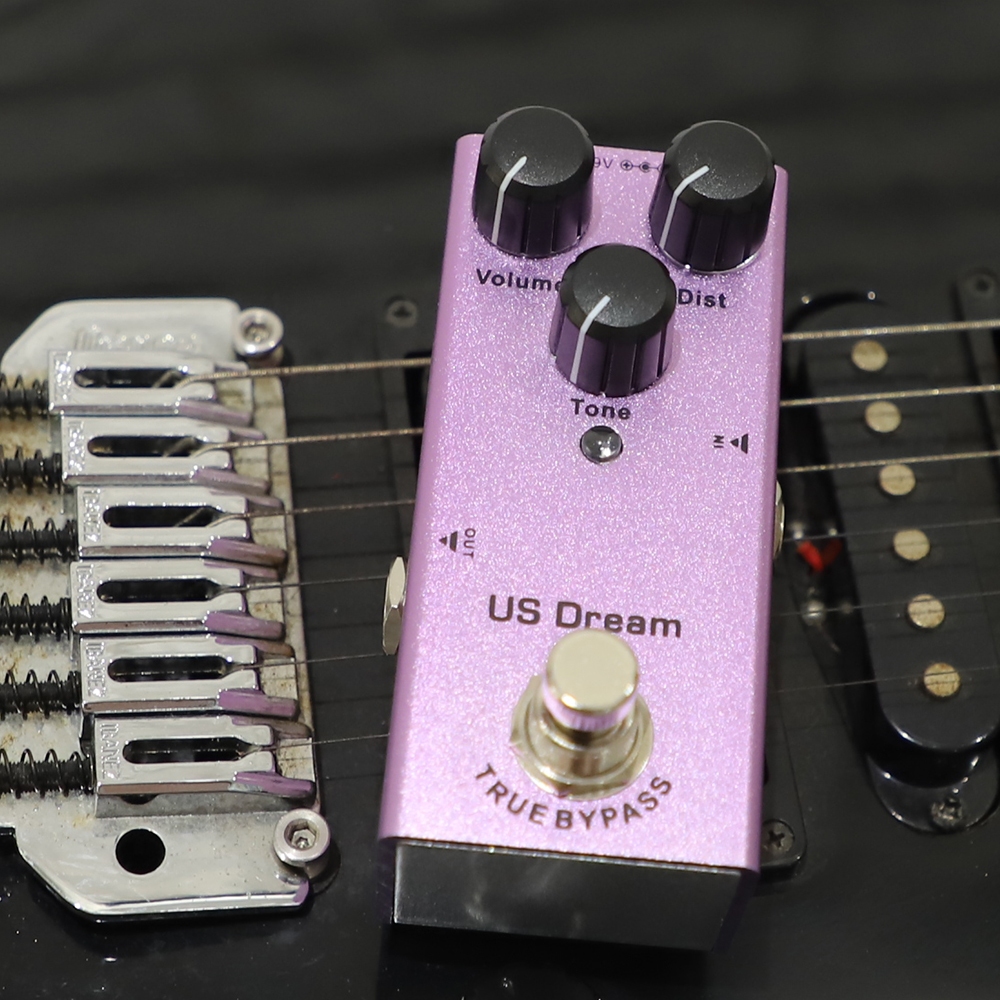 Guitar Effects Pedal US DREAM True Bypass Dist Volume Tone with DC 9V ...