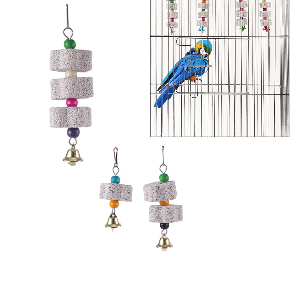 Square Hamsters Colored Molars Stone Pet Grinding Mineral Molar Bird ...