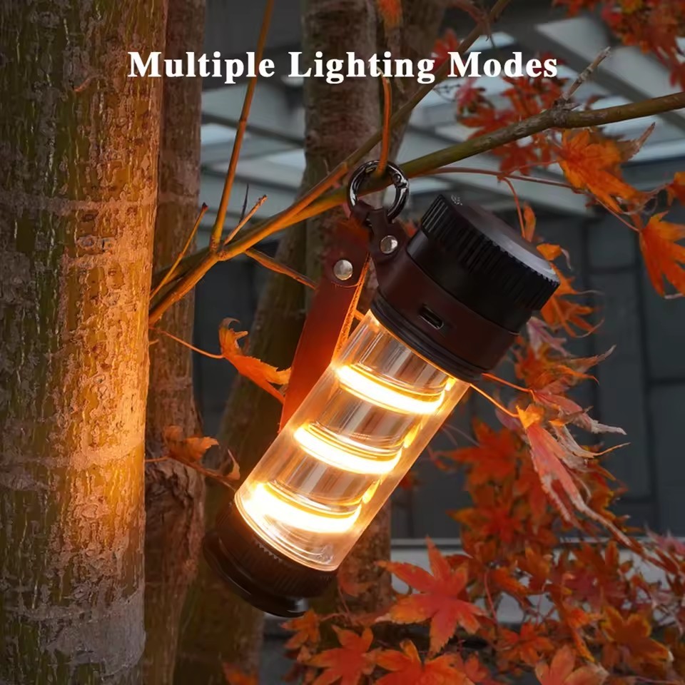 LED Camping Lantern Flashlight, 3 Lighting Modes, Torch Camp Lamp ...