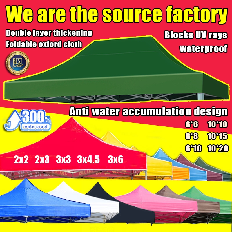 1300DThickened 6x6 8x8 6x10 10x10 10x15 10x20Ft kain kanopi 10x10 tebal ...
