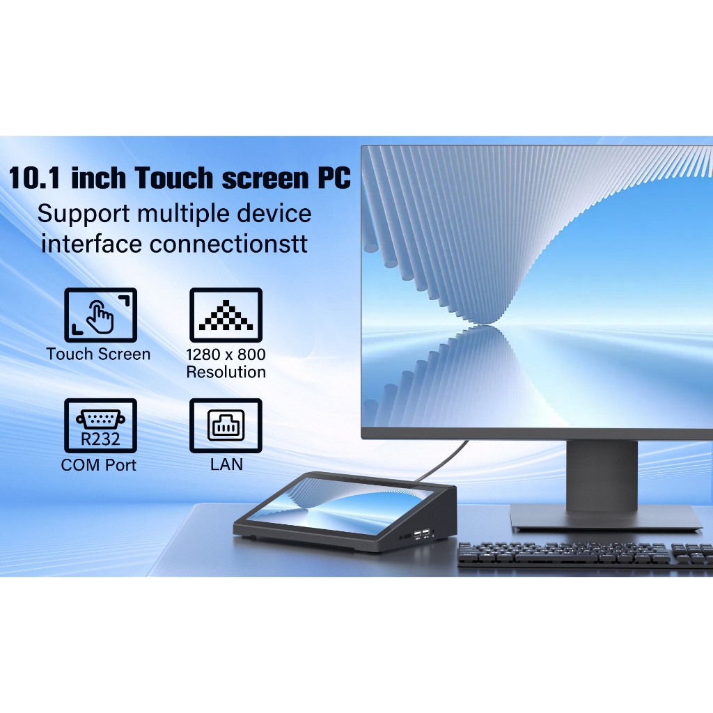 Higolepc 10.1-inch desktop all-in-one pc Intel N4200 CPU 4+64GB storage ...