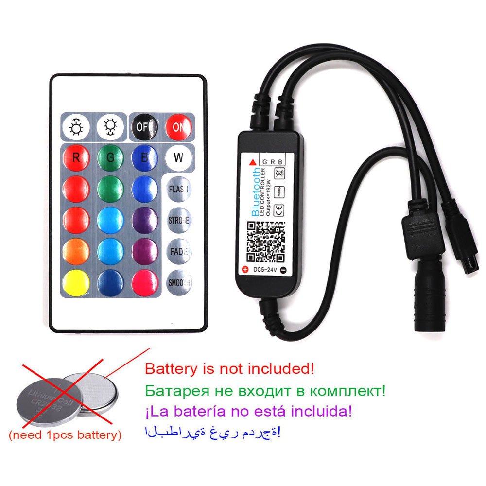 DC 5V 12V 24V WIFI Music RGB RGBW Controller 16 Million Colors Magic ...