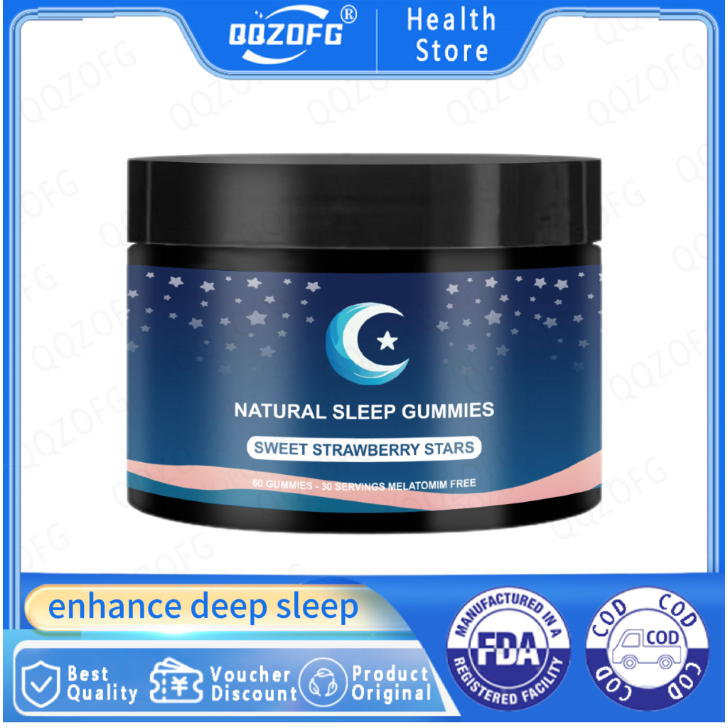 NATURAL SLEEP GUMMIES Fudge -Naturally sweetened strawberry star flavor ...