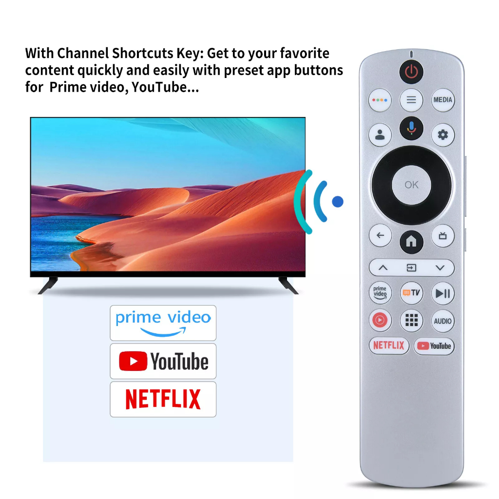 New HTR-U33GA Voice Remote Control For Haier Aqua TV | Shopee Malaysia