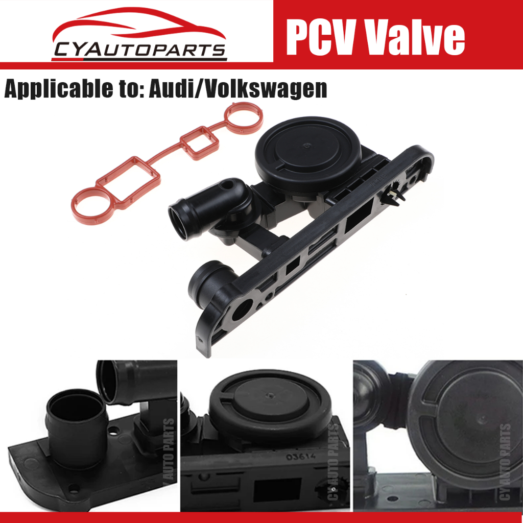 PCV Valve Breather Valve Waste gas valve For Audi Volkswagen Golf Mk5 2 ...