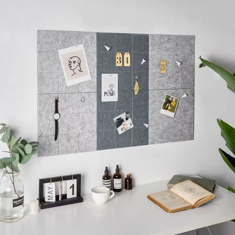 12pcs Home Office Wall Decor Background With Notice Board 30cm*30cm ...