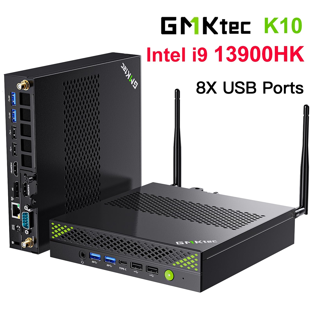 GMKtec Mini PC K10 Workstation Intel i9-13900HK(14C/20T) up to 5.4GHz ...