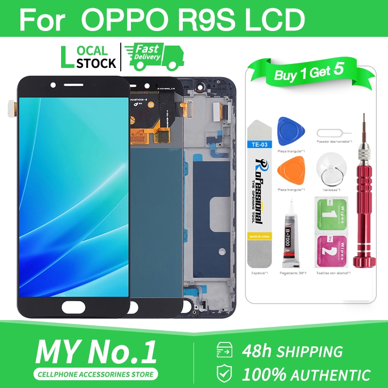Original LCD with Frame For OPPO R9S CPH1607 LCD Display Touch Screen ...
