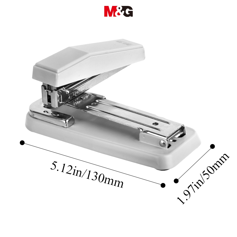 M&G rotatable stapler student stapler large heavy-duty thickened ...