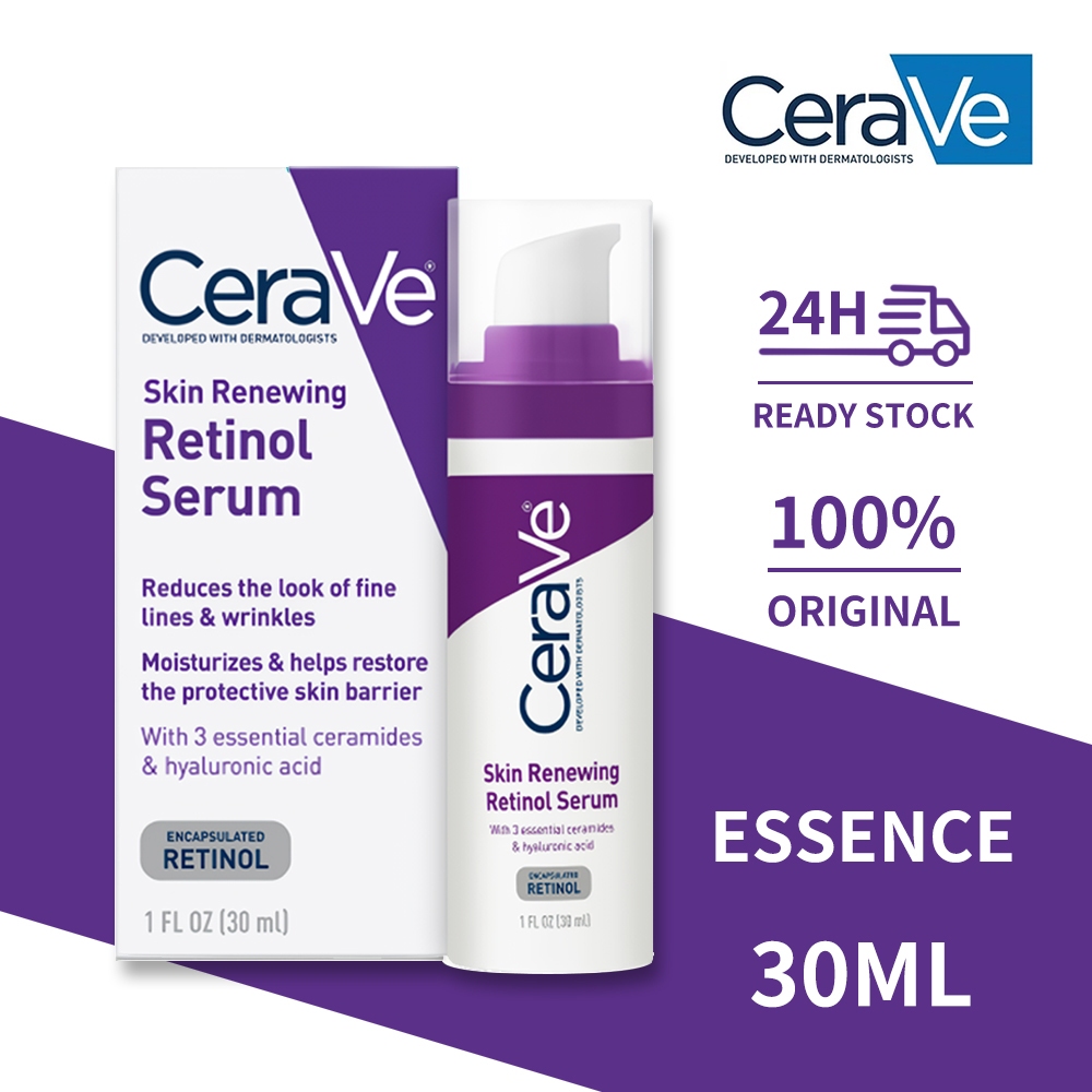 CeraVe Skin Renewing Retinol Serum Smoothing Fine Lines, Skin ...