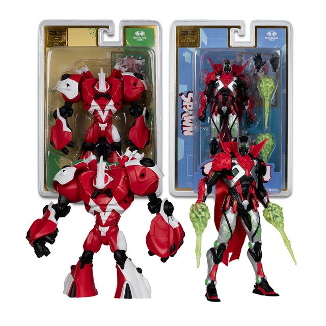 McFarlane Toys ROBOT WARS SPAWN THE DEVIANT(MCFARLANE TOYS 3OTH ANNIVERSARY) 7-Inch Action ...