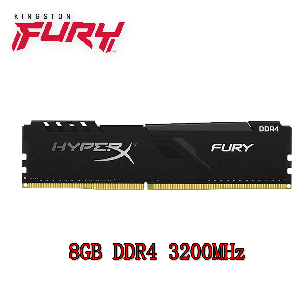 Kingston HyperX Fury DDR4 RAM 8GB DDR4 3200MHz HX432C16FB3/8 Desktop Memory Computer PC RAM 1.2V ...