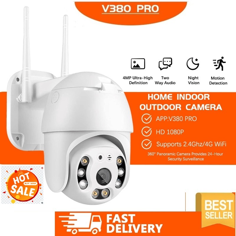 V380 PRO 4MP Wireless Surveillance Camera, Smart Monitor, With ...