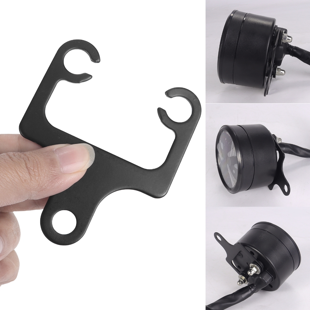 High Quality Black Universal Motorcycle Instrument Bracket Speedometer ...