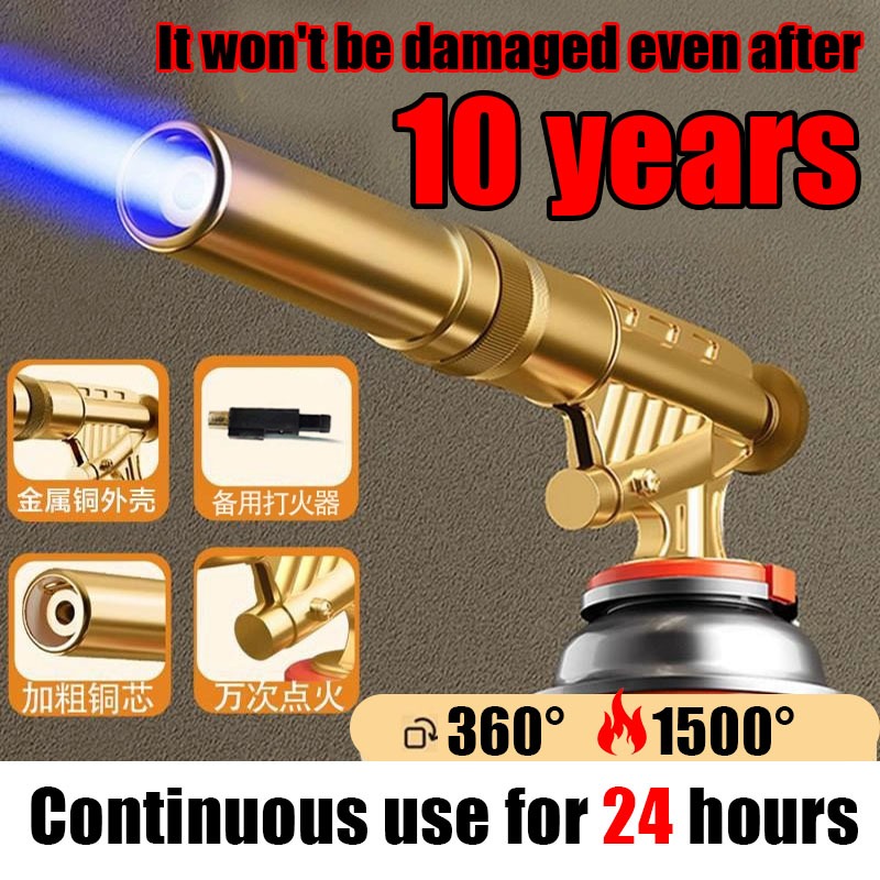 【ready stock】1500℃ Welding Torch Portable Gas Burner Flame Gun High ...