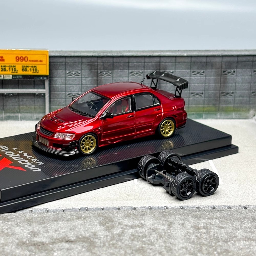 CM Model Red 1 64 Touring Car Roadster Lancer 9th Generation Lancer ...