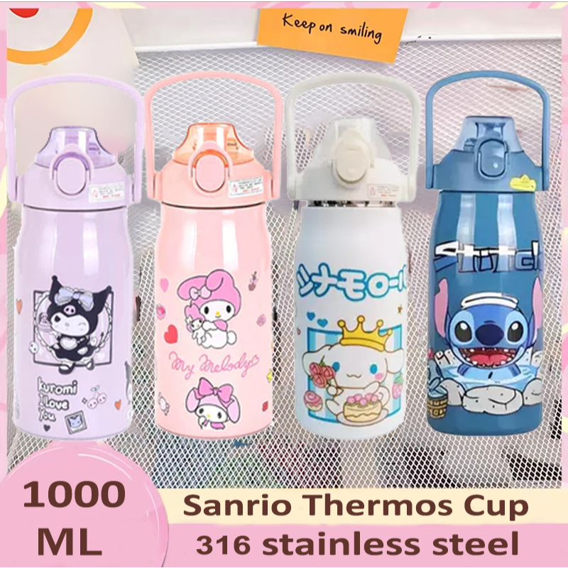 Stitch Melody 1000ML Water Cup 316 Stainless Steel Thermos Flask ...