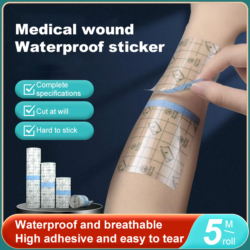 Transparent Waterproof Wound Tape Tattoo Plaster Bandage PU Tape Shower ...