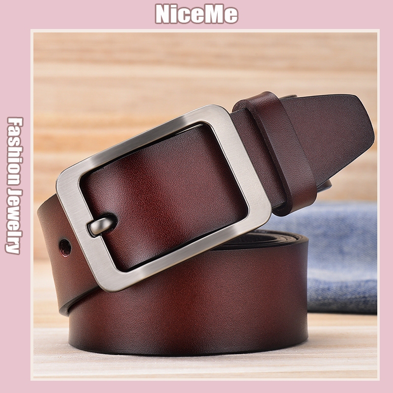 New Men's Retro Belt PU Pin Buckle Alloy Buckle Belt Casual Decorative ...