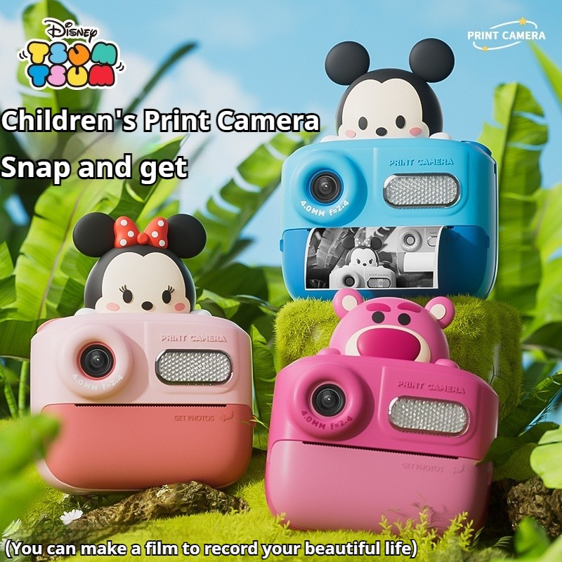 Disney K64 children's camera, can print photos, 4800W pixels, dual ...