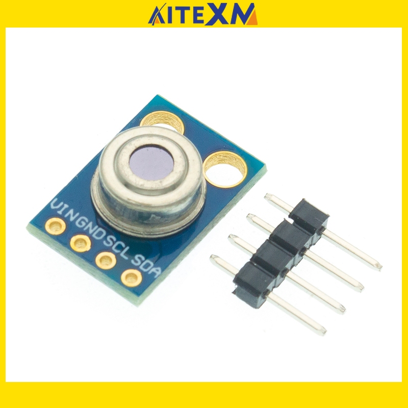 GY-906 MLX90614 MLX90614ESF non-contact Infrared Temperature Sensor Module IIC Interface IR ...