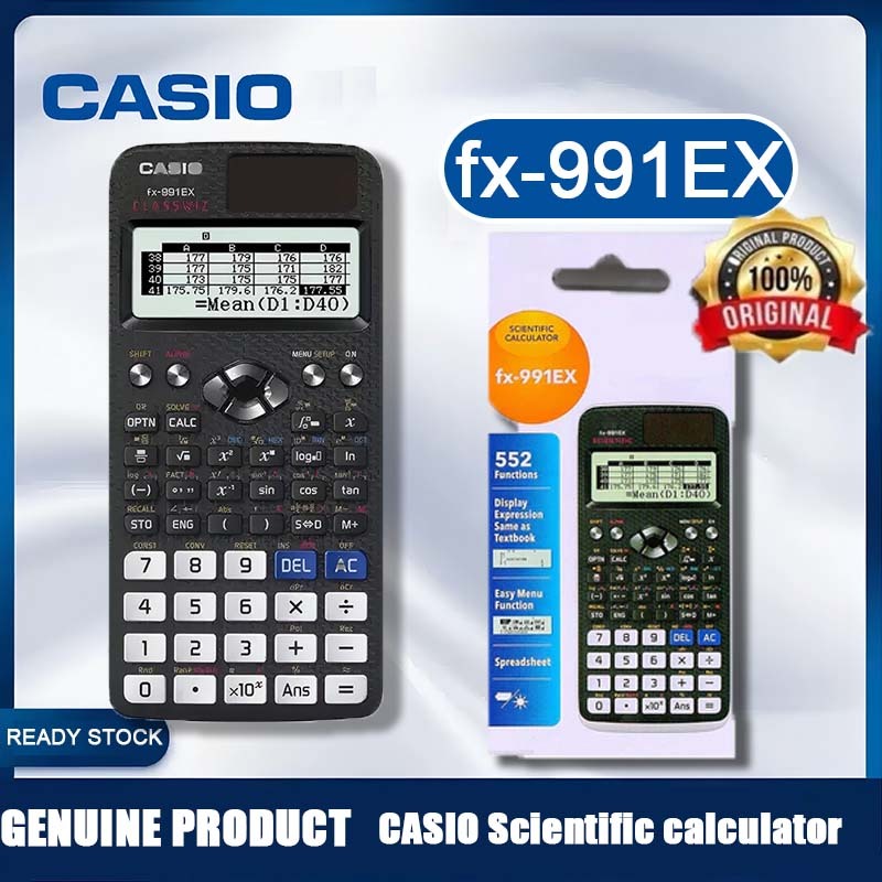 CASIO Scientific Calculator FX-991EX Two-Way Battery Smart Calculation ...