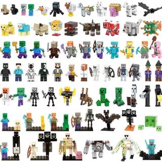 Minecraft Action Figure Redstone Golem Creeper Mooshroom Zombie Wither ...