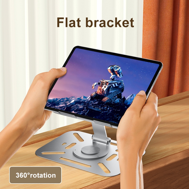 Salange Tablet Holder 360°Rotating Folding Adjustable Desk Stand Mount ...