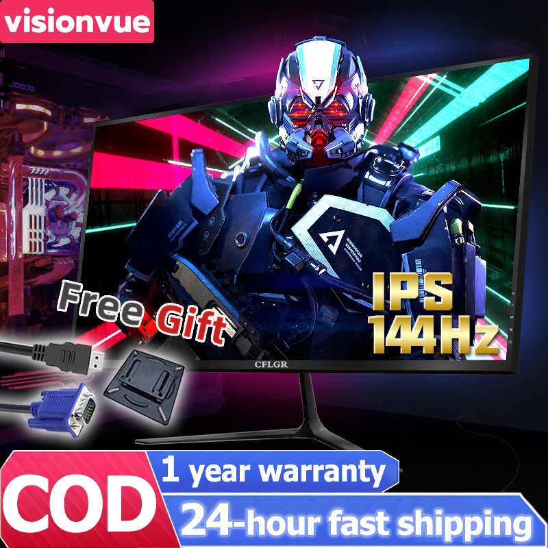 Visionvue Monitor 24Inch 144HZ Gaming Curved Monitor PC With Speaker 75 ...